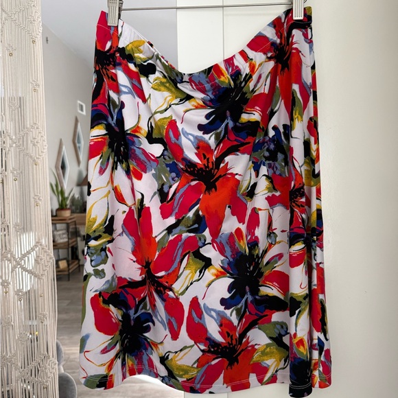 212 Collection | Skirts | 22 Collection Red And Black Aline Cocktail ...